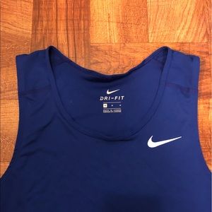 Nike | Shirts | Royal Blue Nike Tank Size M | Poshmark